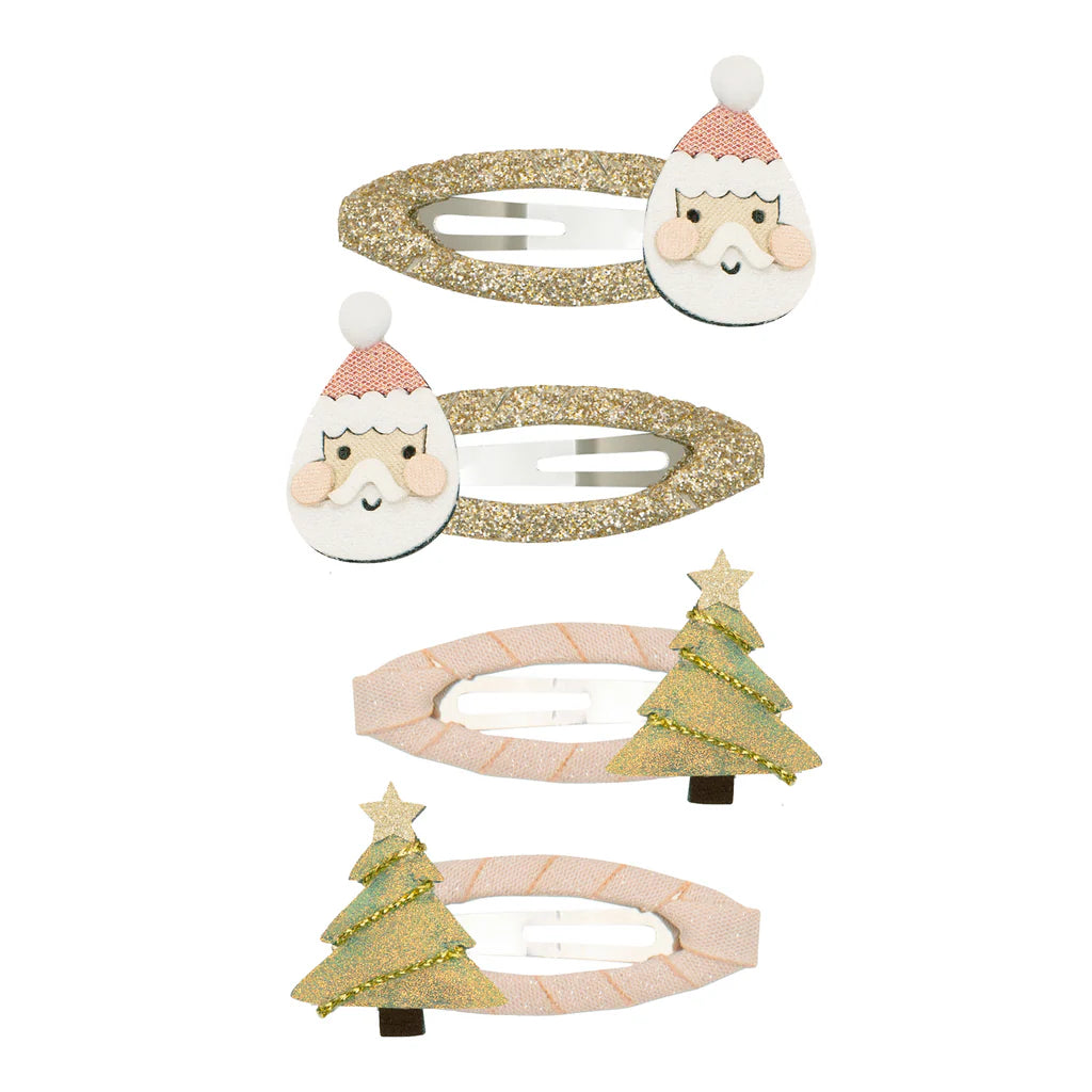 Mimi & Lula - Santa & Christmas Tree hair clips – Farmer & Daughter Toy ...