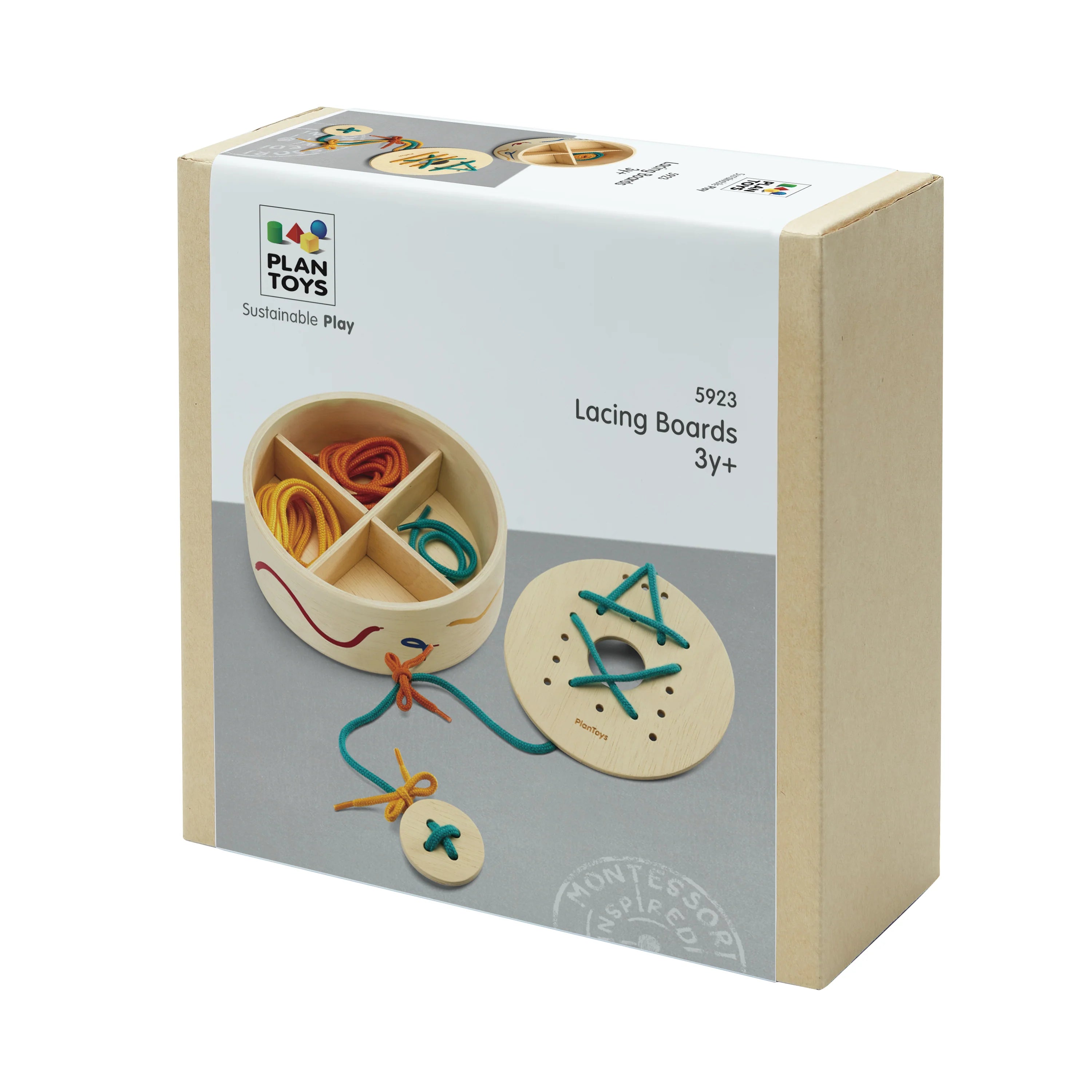 Lacing Boards with Container – Farmer & Daughter Toy Shop